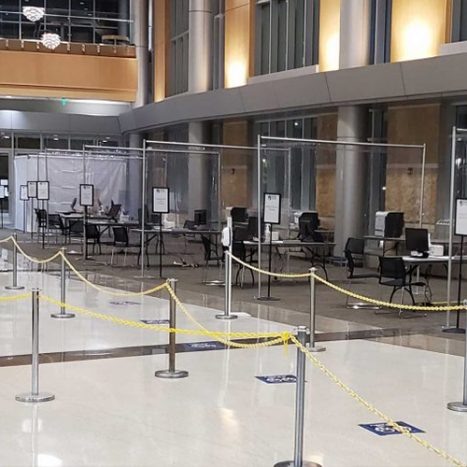 Isolation Dividers | Grimes Events & Party Tents